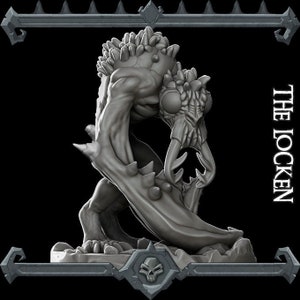 Shadefang | Meenlock | Locken Miniature for Tabletop Games Like D&D and ...