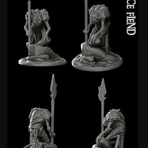 Zephyrus Frostbind, the Gelugon General Ice Devil Ice Fiend Miniature ...