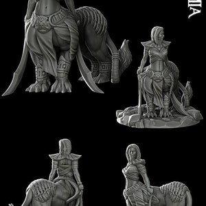 Opheila Coldblood | Lamia Miniature for Tabletop Games Like D&D and War ...