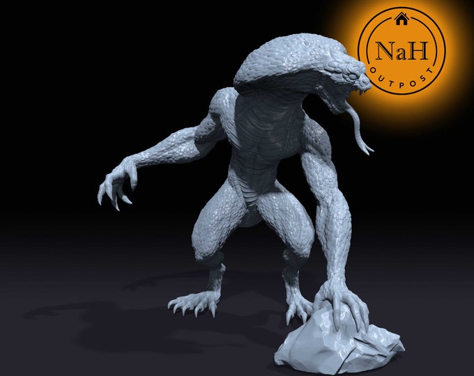 Snake Man Snakeman Vipeerath Viper Man Sands of Time 28mm 32mm ...