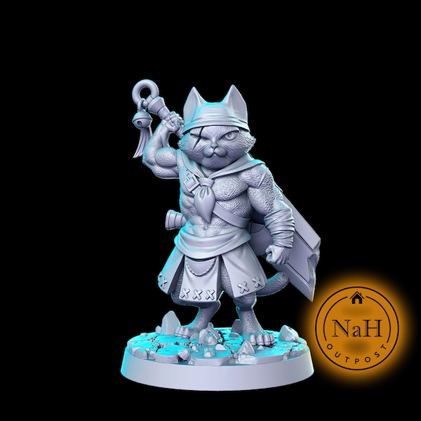 Tabaxi Miniature Dnd Mini Miniatures - Etsy