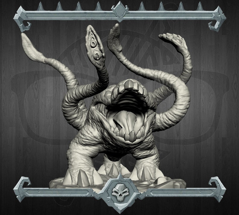 Otyugh Qutyugh Miniature for Tabletop Games Like D&D and - Etsy