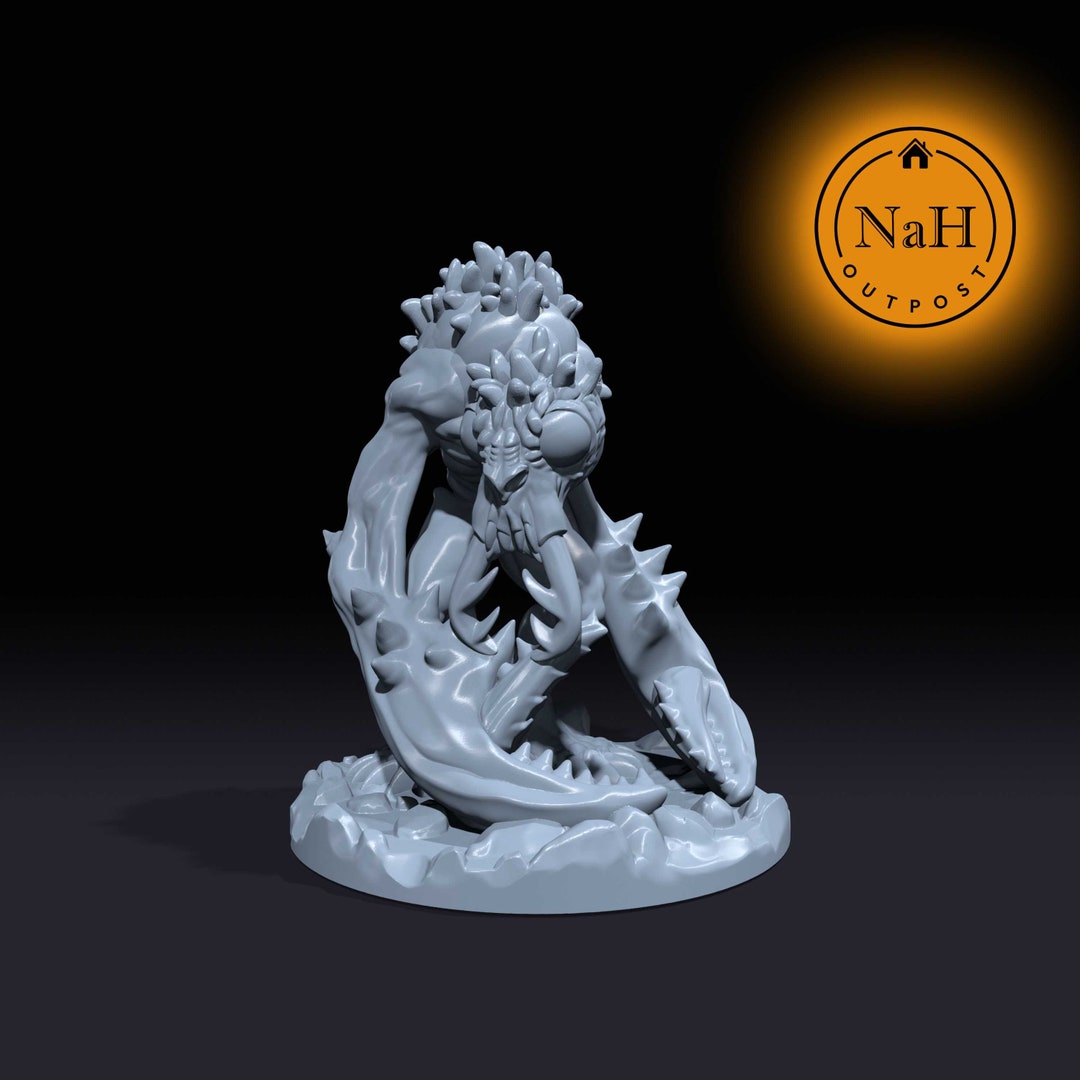 Shadefang | Meenlock | Locken Miniature for Tabletop Games Like D&D and ...