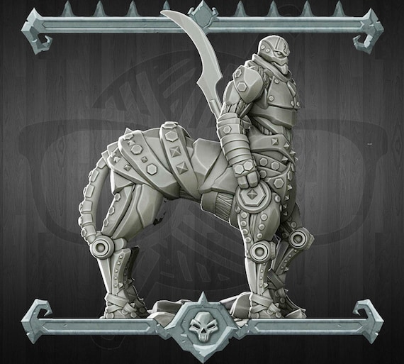 Toys & Games Pathfinder War Gaming BattleBuilt Centaur 40k Miniature ...