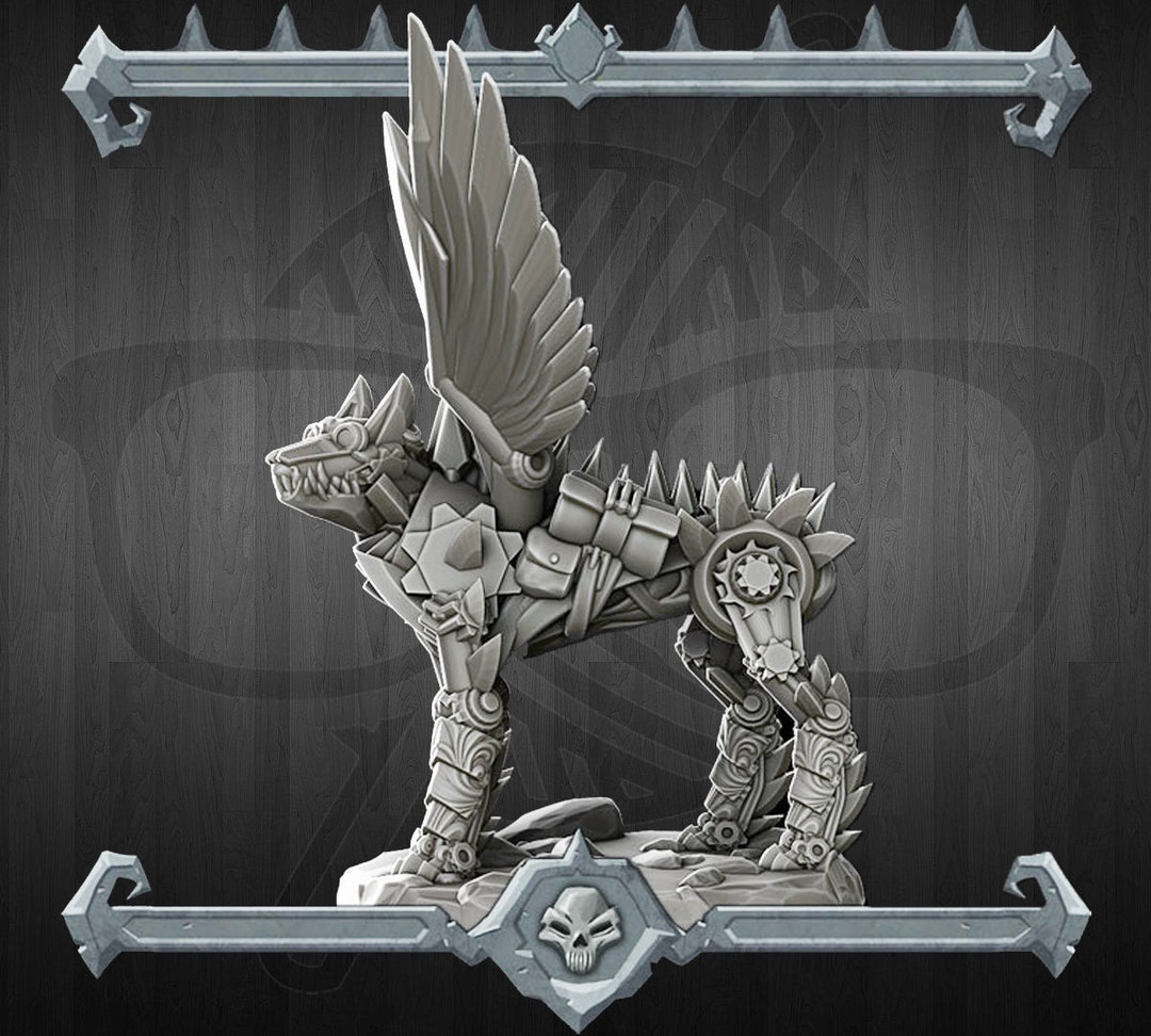 Iron Defender Artificer Familiar Miniature for Tabletop Games Like D&D ...