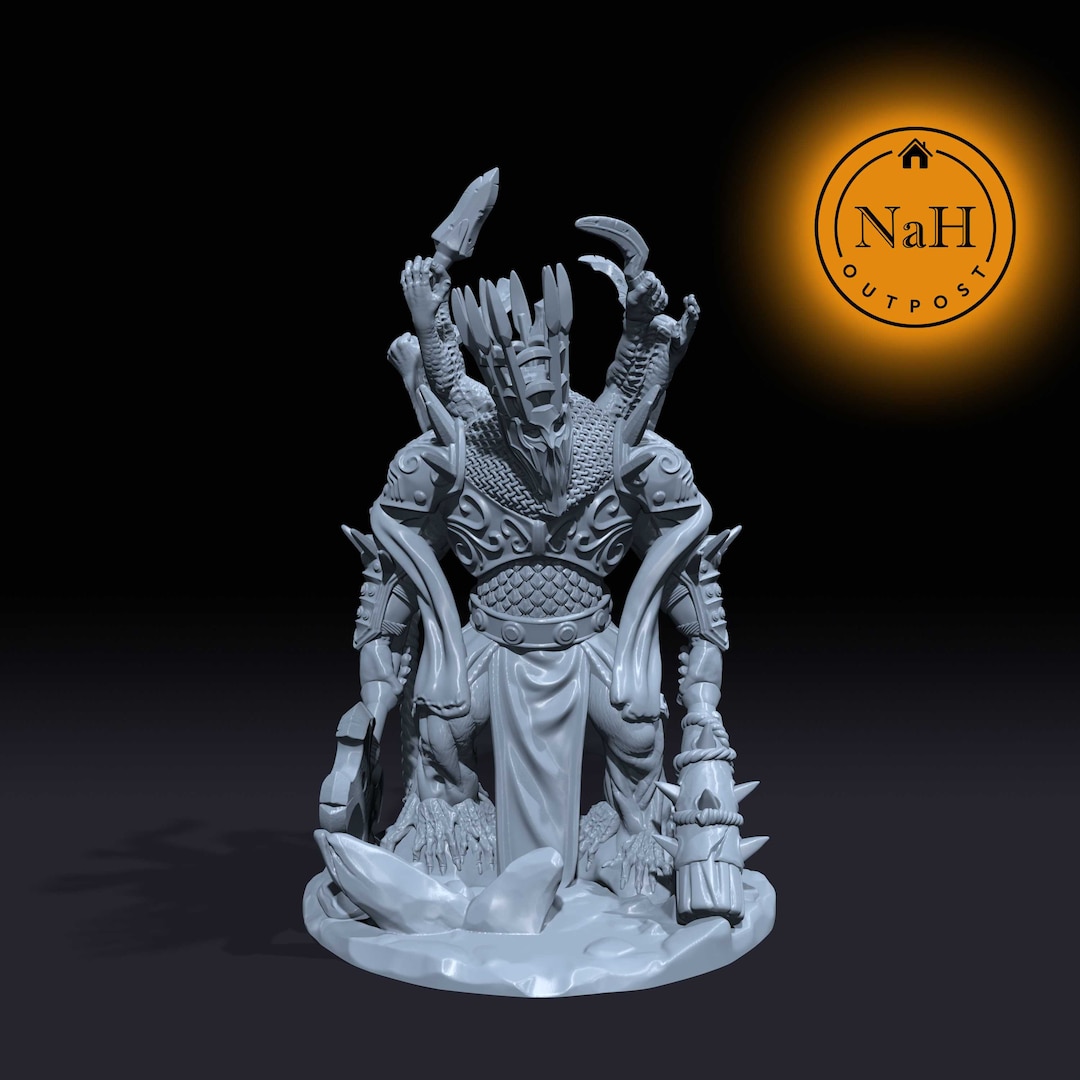 Gorethrax, the Many-limbed Grafted King | Godrick the Golem Miniature ...