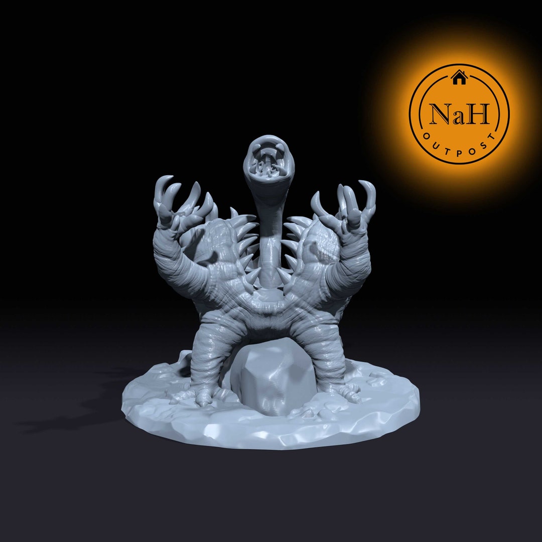 Gnashor, the Dread Maw | Maw Fiend Miniature for Tabletop Games Like D ...