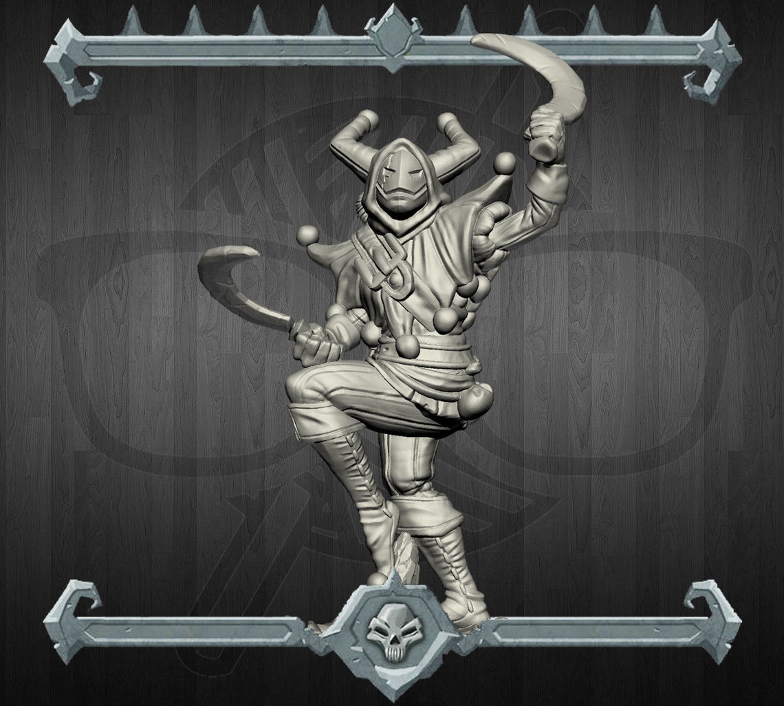 Bogeyman Jester Miniature for Tabletop Games Like D&D and - Etsy