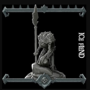 Zephyrus Frostbind, the Gelugon General Ice Devil Ice Fiend Miniature ...