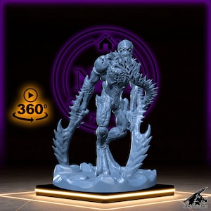 Sin Devil Spiked Fiend Razer Devil Miniature for Tabletop - Etsy