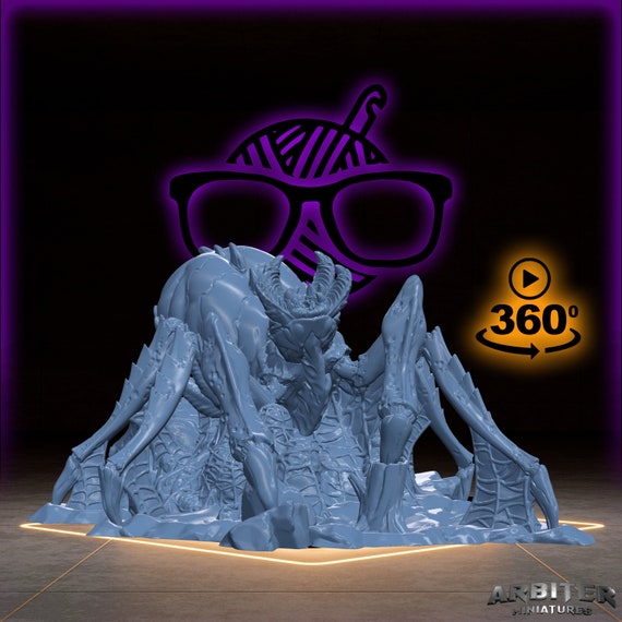 Giant Spider Dire Spider Miniature for Tabletop Games Like | Etsy