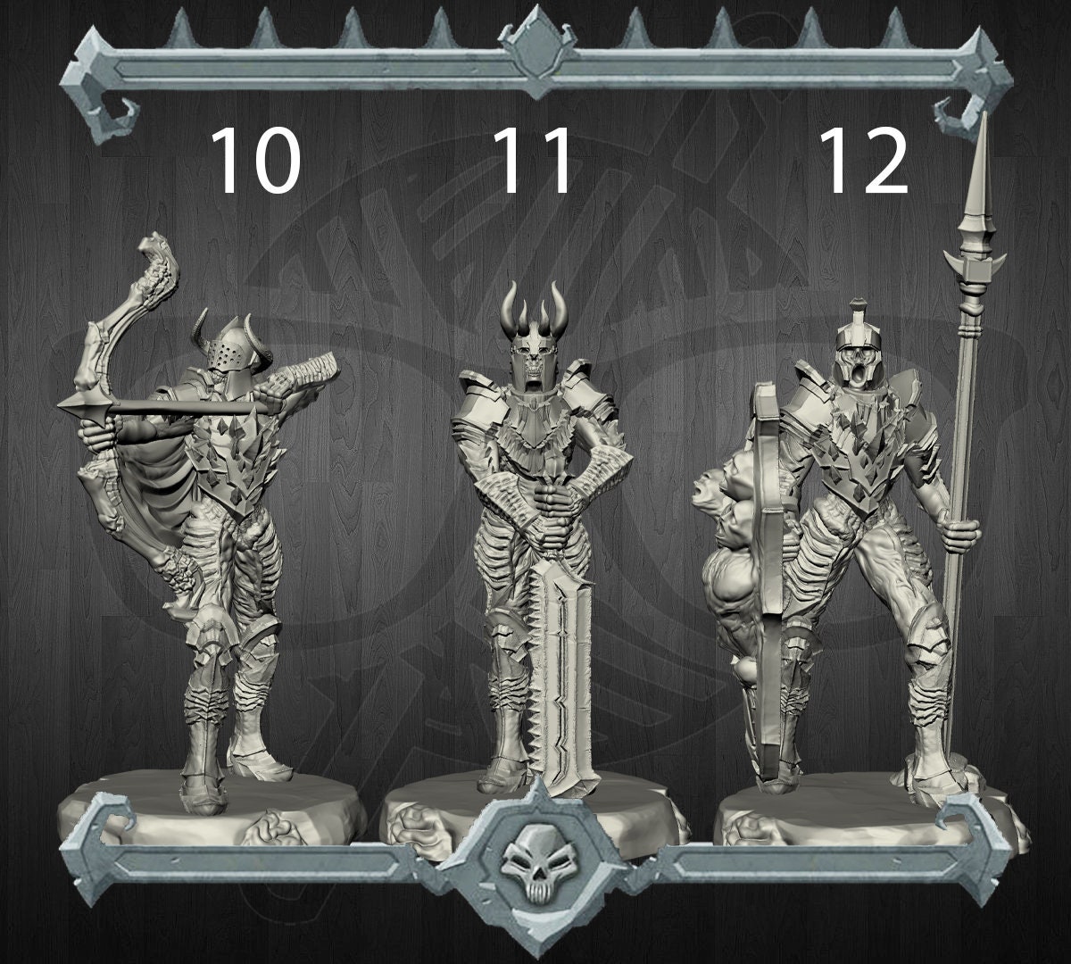 Infernal Legionnaires Undead Skeleton Avernus Devils - Etsy