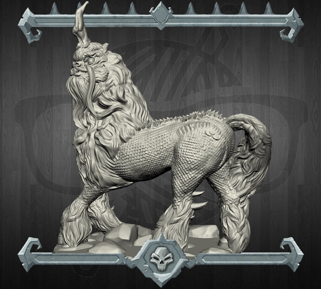 Goldenscale, Bringer of the Dawn Kirin Celestial Miniature for Tabletop ...