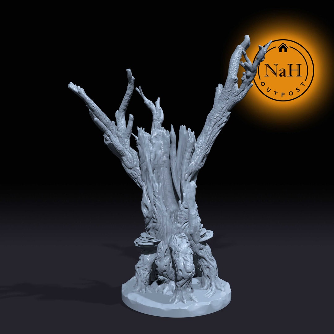 Woodmaw, the Hungering Hunter | Tree Mimic Miniature for Tabletop Games ...