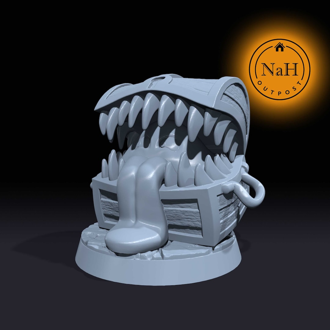 Whispering Chest, Lure of the Curious | Chest Mimic Miniature for ...