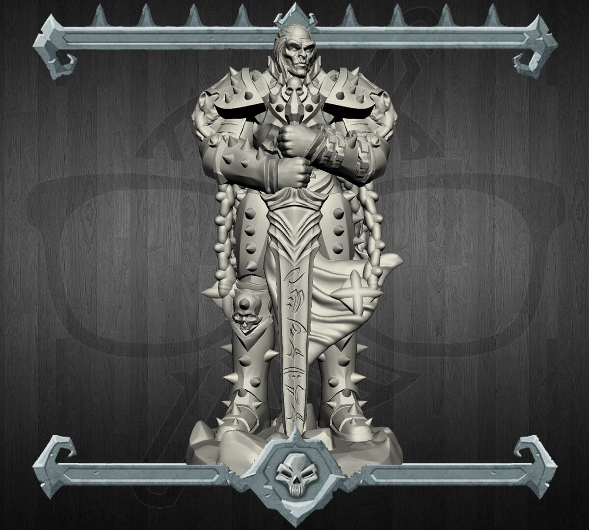 Wight Spectral Knight miniature for Tabletop games like D&D | Etsy