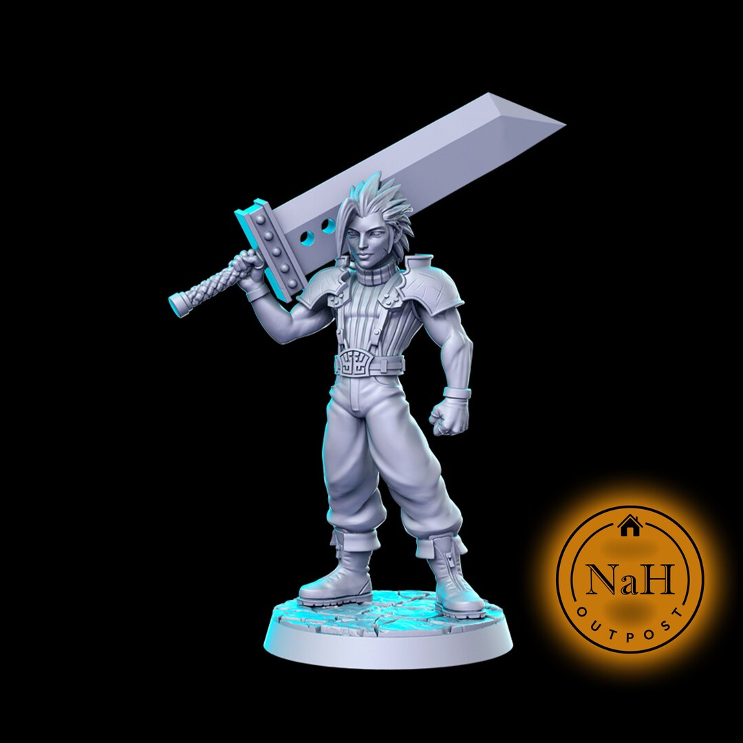 Zach the Buster Miniature for Tabletop Games Like D&D and War Gaming ...