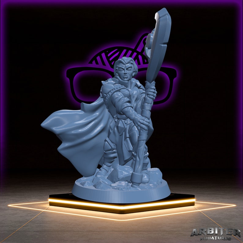 Cleric Male and Female Arbiter Life Domain Miniature for | Etsy