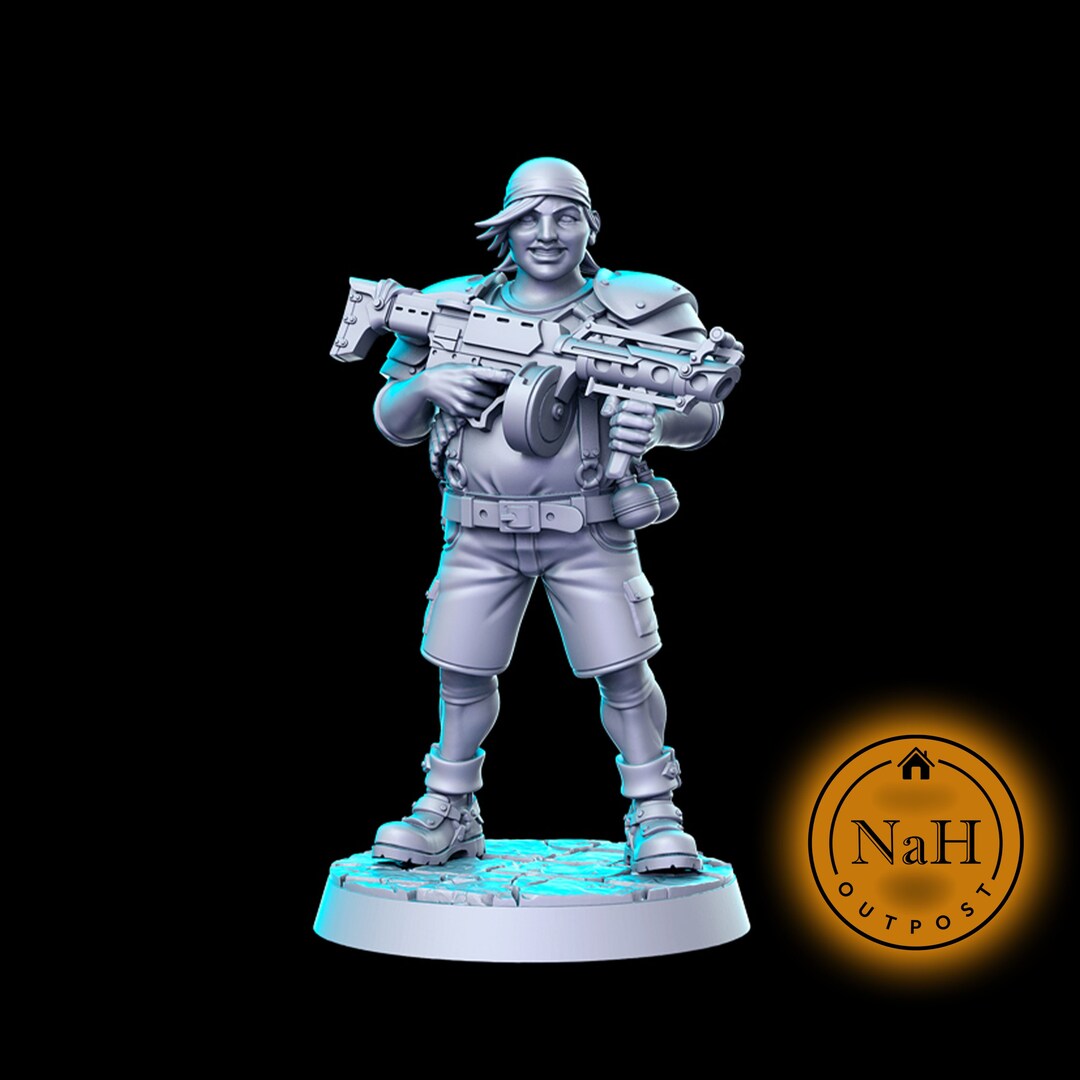 Bruno Thunderdrum | Wedge | Human Shot Gunslinger Miniature for ...