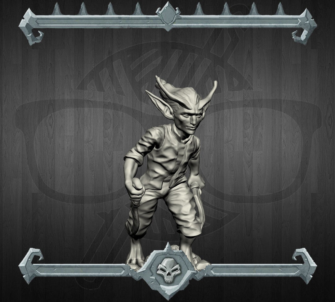 Flickerflick, the Trickster Spirit Quickling Speedling Fey Miniature ...