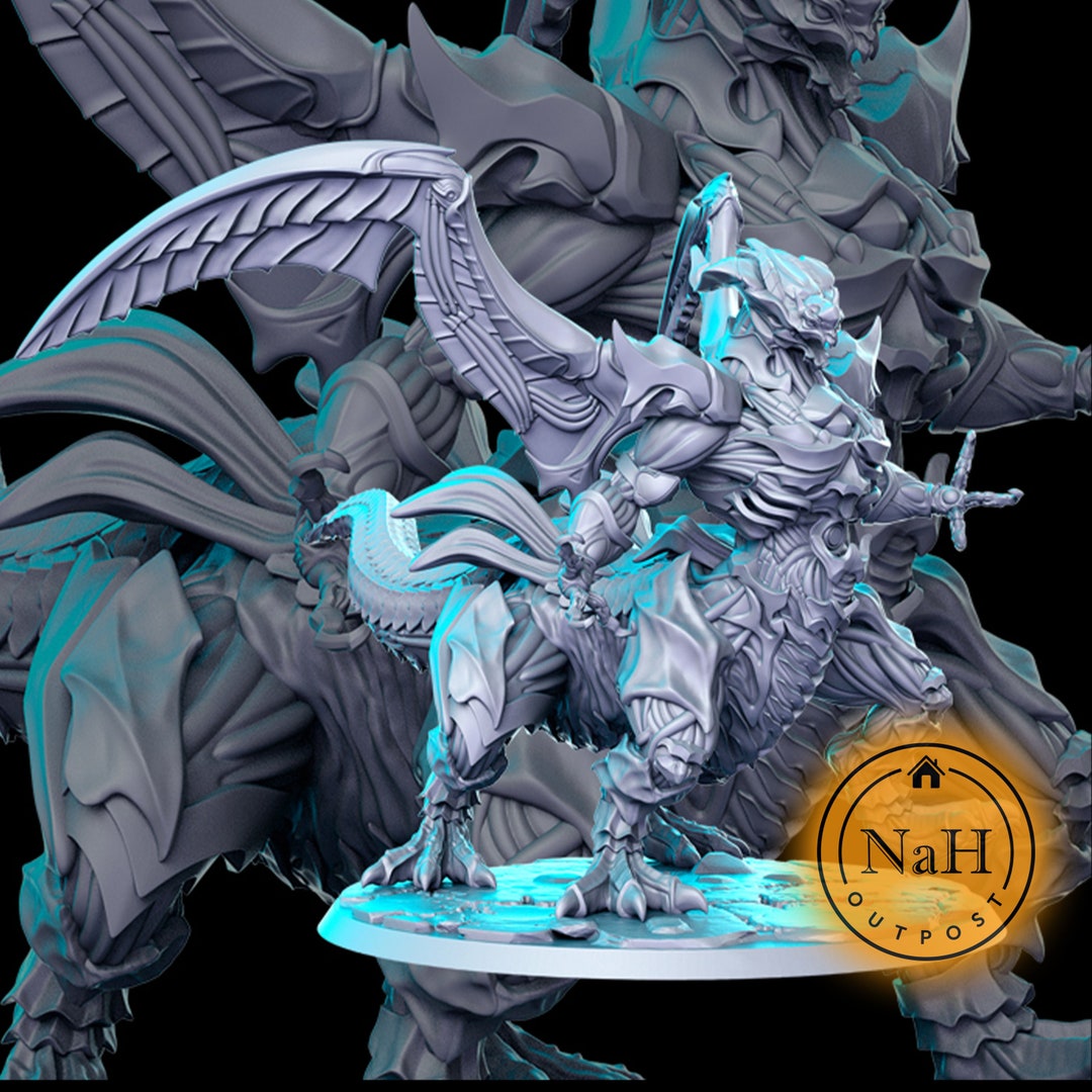 Clockwork Battle Dragon Miniature for Tabletop Games Like D&D and War ...