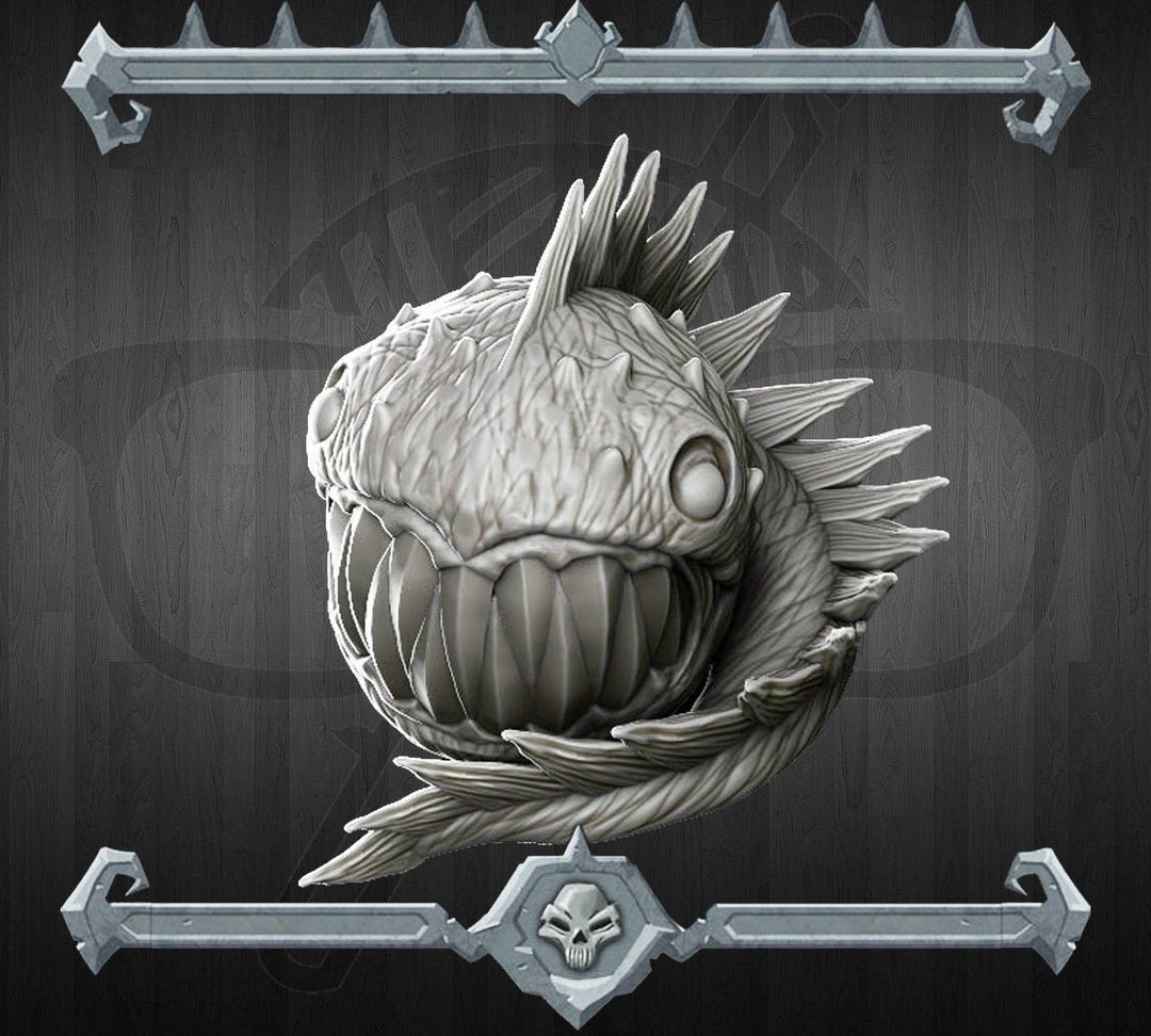 Gnawfury Cacodaemon Devourer Miniature for Tabletop Games Like D&D and ...