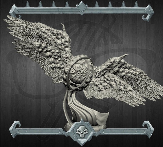 Biblical Angel Ancient Eye Angel Miniature for Tabletop - Etsy