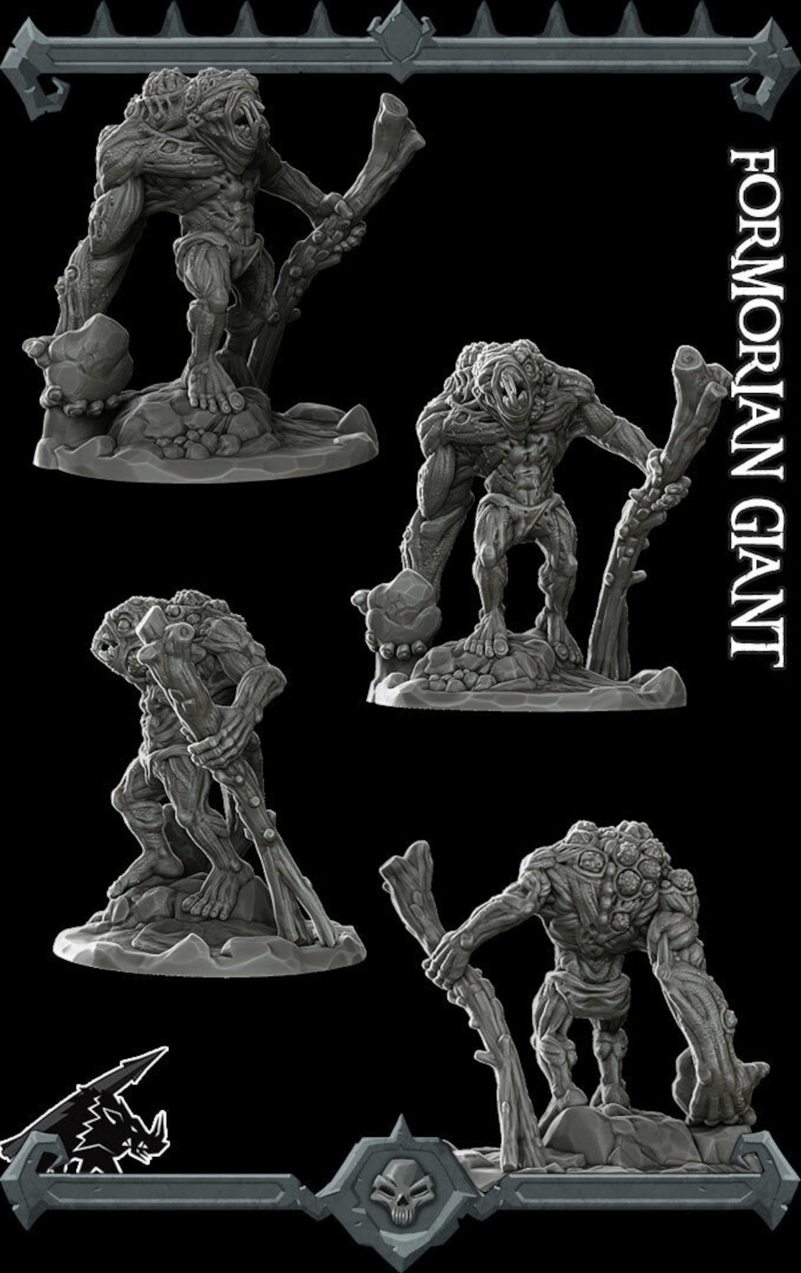 Formorian Giant Miniature for Tabletop Games Like D&D and - Etsy