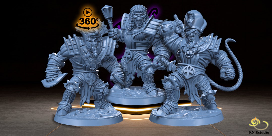 Pharaoh's Fist, the Cursed Protector Mummy Giants Tomb Guardians Undead ...