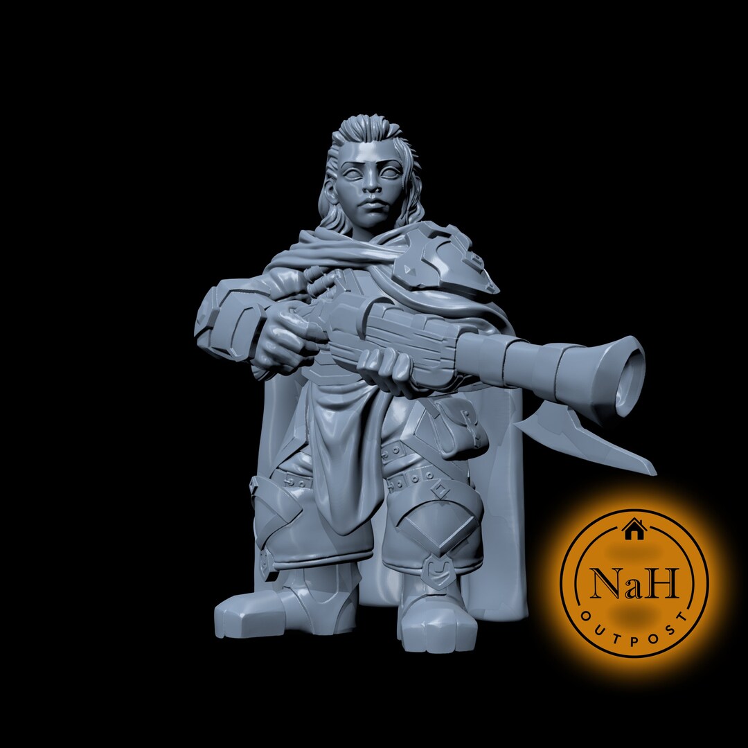 Thulga Ironsight Female Dwarf Ranger or Rogue Miniature for Tabletop ...