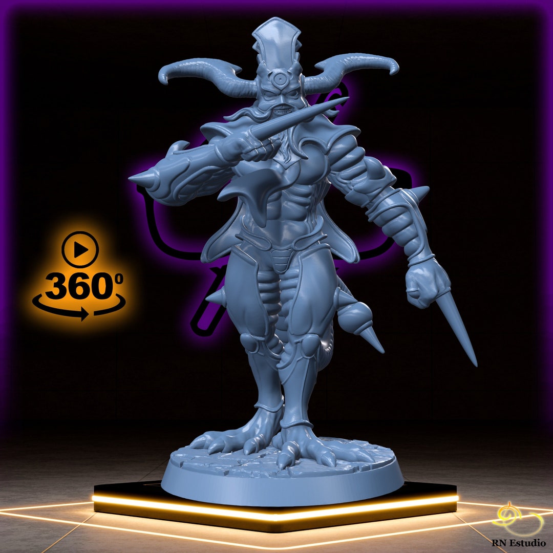 Kaito, the Shadow Blade Gongolion Dragonborn Rogue Miniature for ...