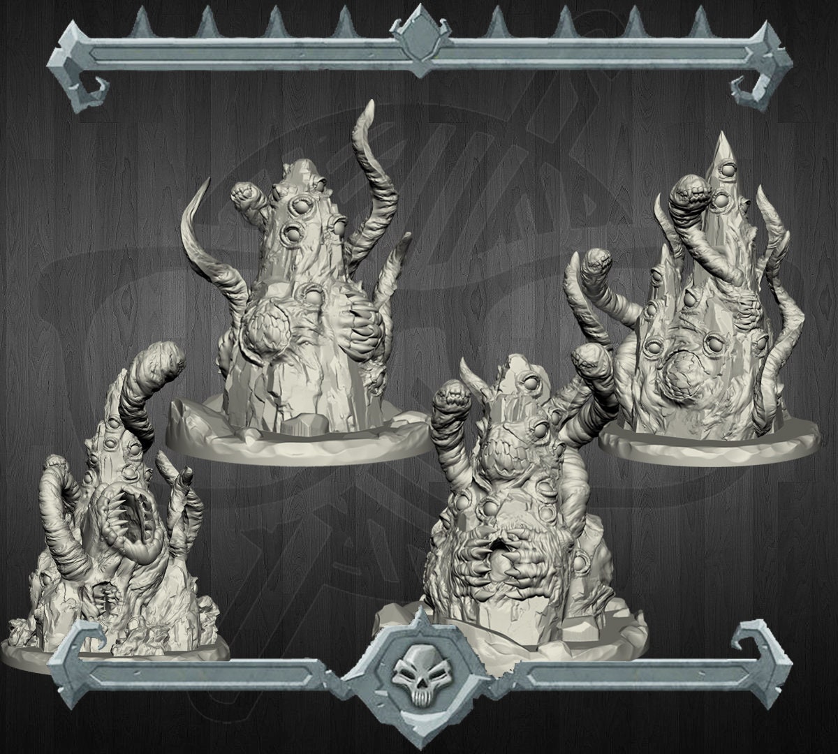 Fleshfuse Stalagmites Roper Miniature for Tabletop Games | Etsy