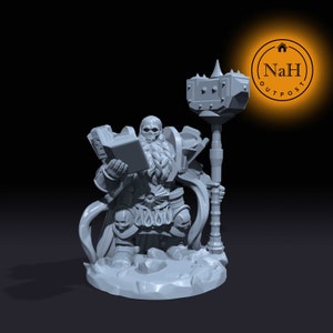 Durak Doomhammer, the Fallen Forge-master Lich Dwarven Lich Miniature ...