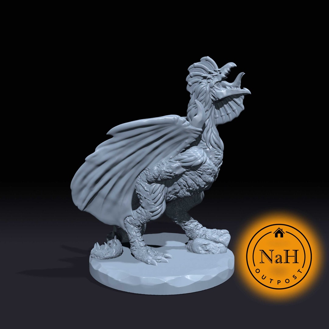 Gorgonbeak the Petrifier | Cockatrice | Monstrosity Miniature for ...