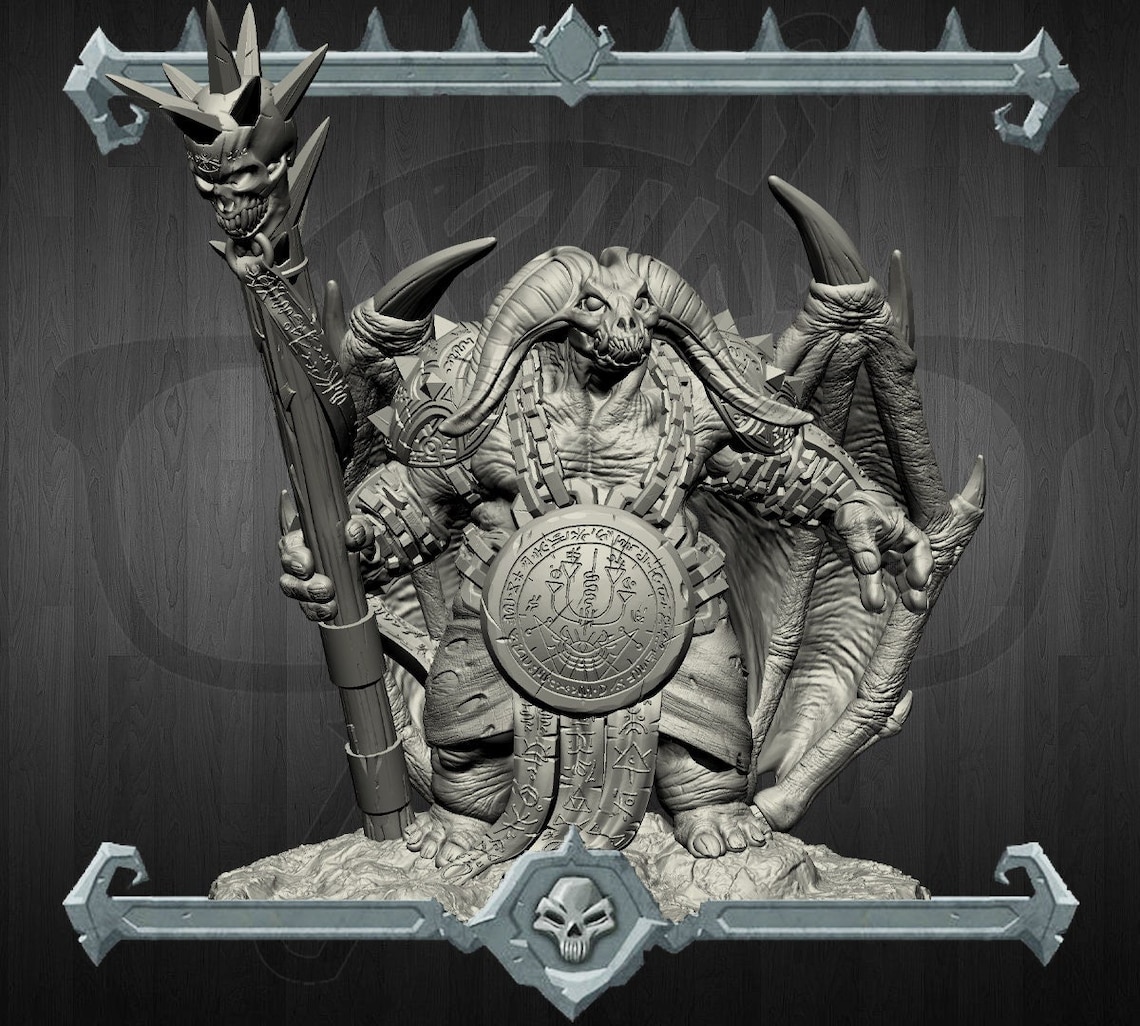 Orcus Demon Lord of Undeath Archdemon Fiend Miniature - Etsy