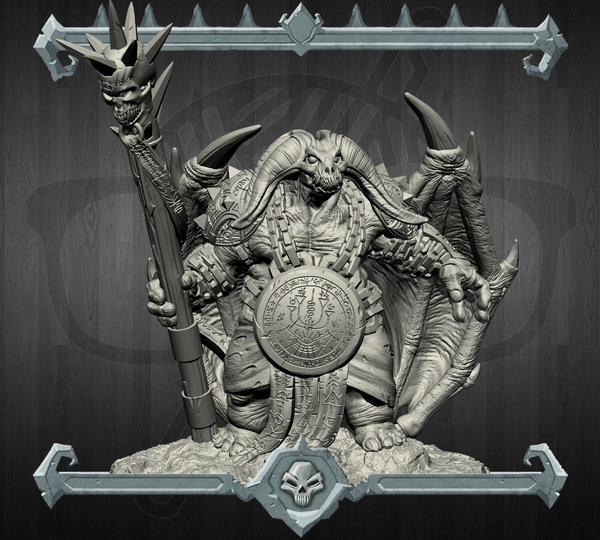 Orcus Demon Lord of Undeath Archdemon Fiend Miniature - Etsy