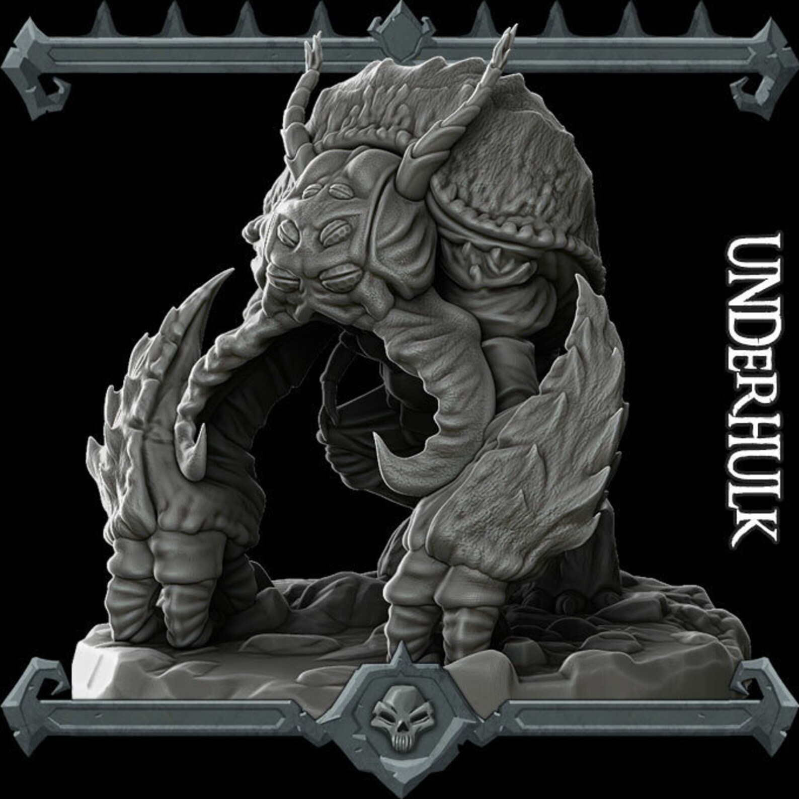 Umber Hulk Under Hulk Miniature for Tabletop Games Like - Etsy