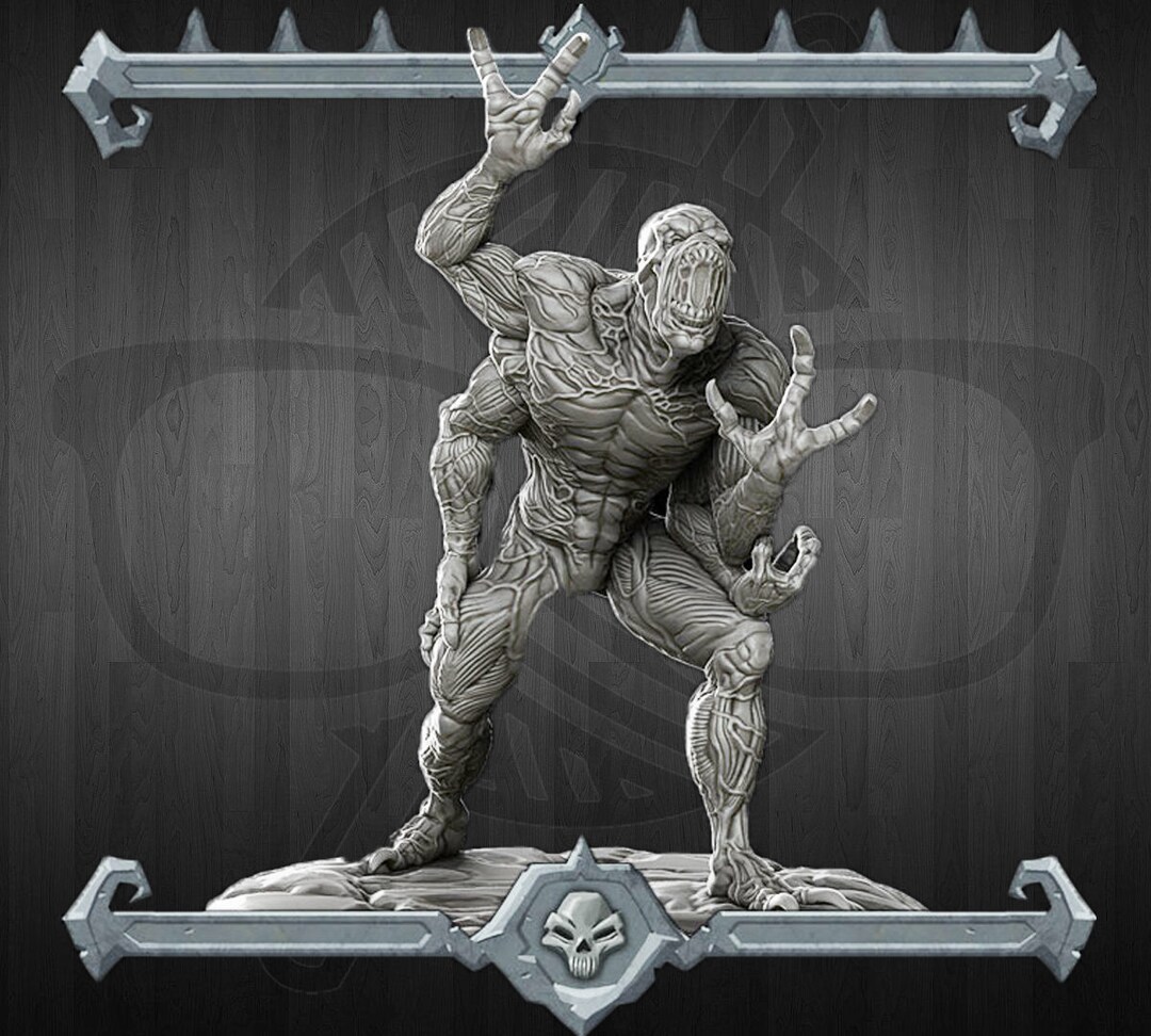 Voraxis the Bloodthirsty Blood Devil Blood Fiend Miniature for Tabletop ...