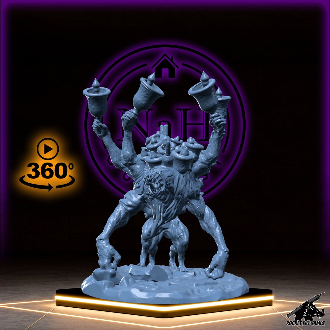 Church Bell Keeper Bell Monster Devil Miniature for Tabletop Games Like ...