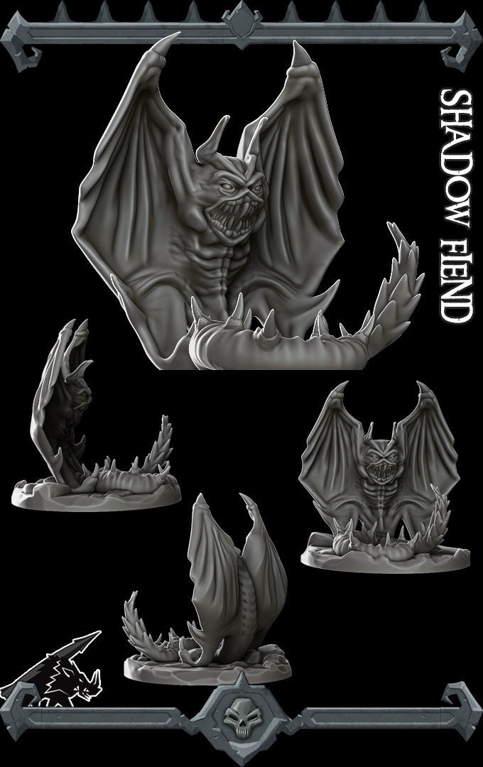 Cloaker Shadow Fiend Miniature for Tabletop Games Like D&D - Etsy