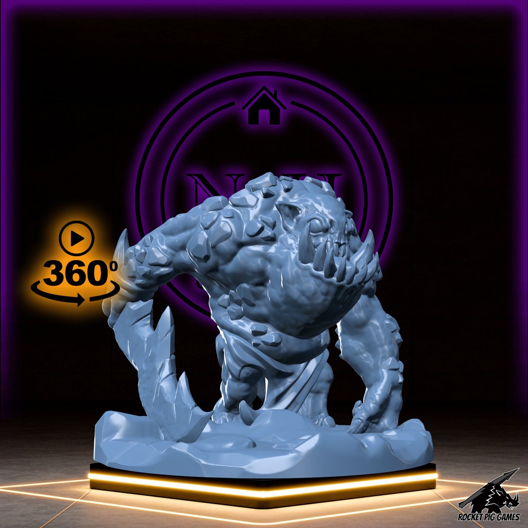 Goblin Troll Cave Troll Goblinoid Miniature for Tabletop Games Like D&D ...
