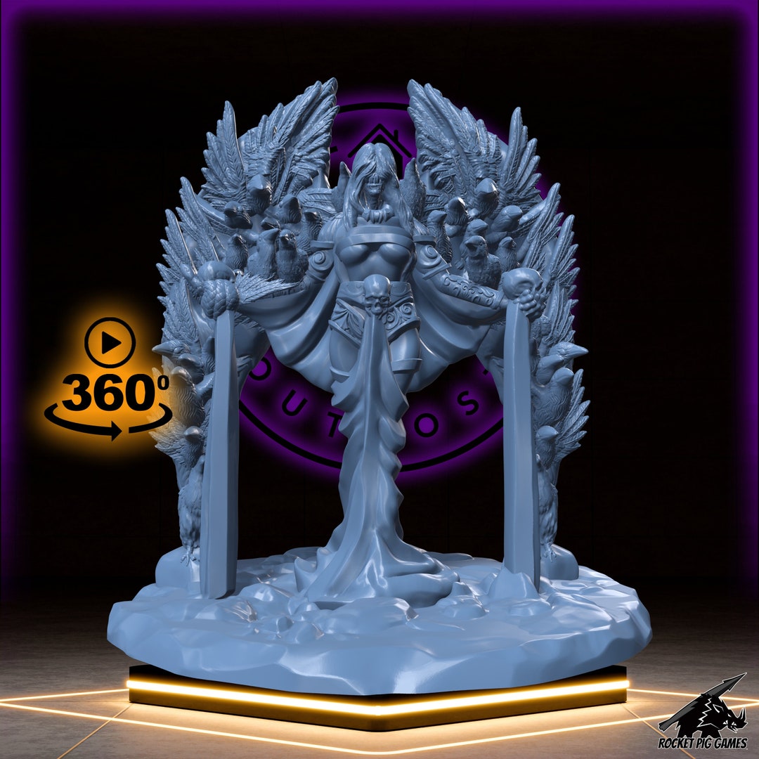 Seraphina, the Raven Crone Raven Witch Raven Queen Miniature for ...