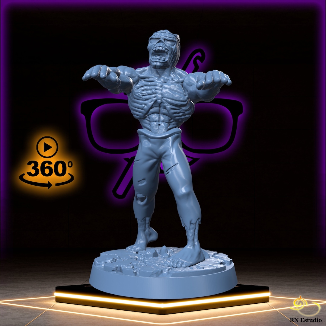 Zombie | Undead Ghoul Miniature for Tabletop Games Like D D and War ...