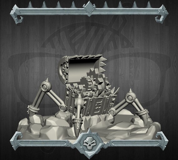 Battlebuilt Mimic Clockwork Mimic Miniature for Tabletop - Etsy