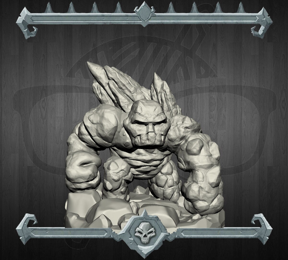 Role Playing Miniatures Galeb Duhr Miniatures Set of 5 Tabletop Gaming ...