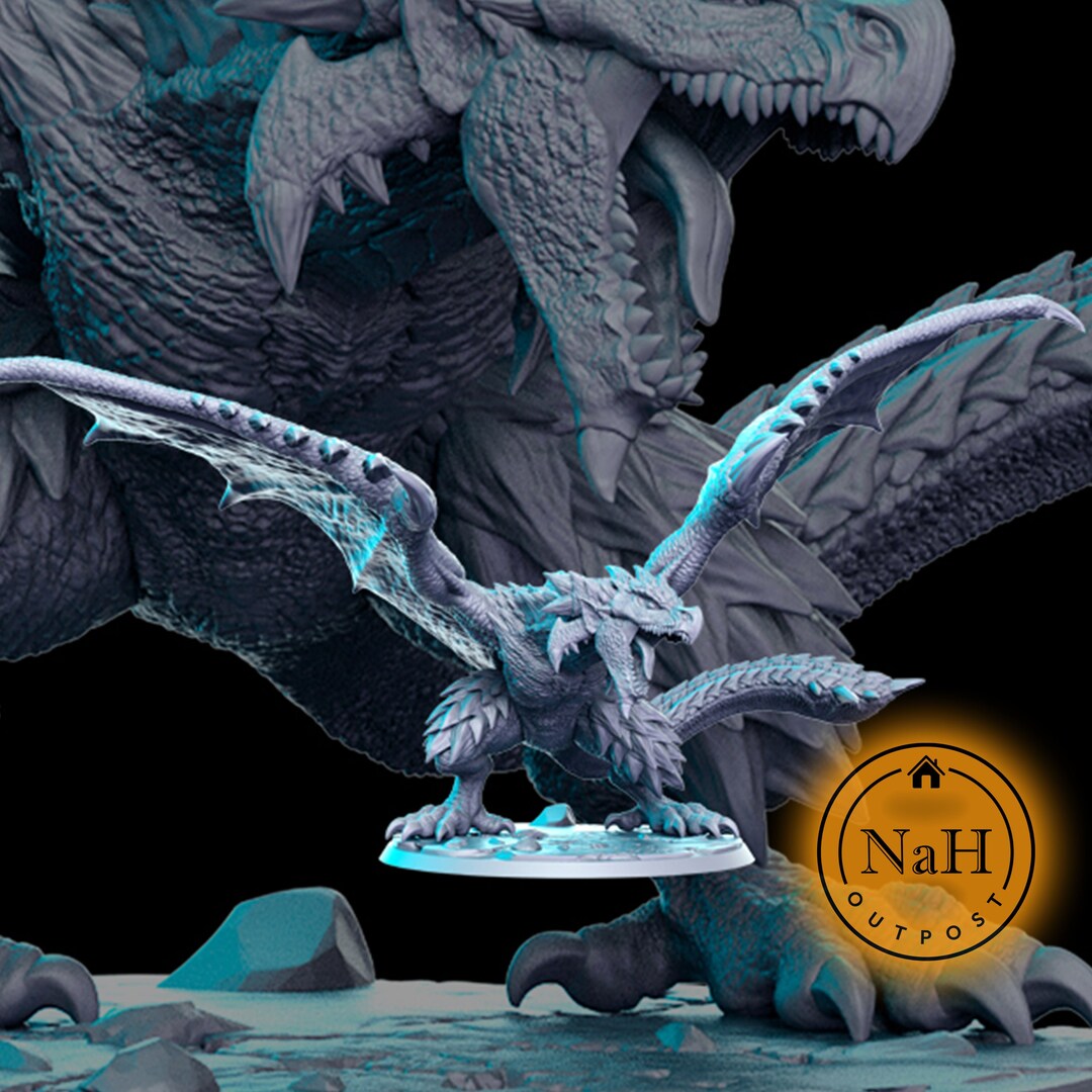 Thorndrake | Ancient Red Dragon Miniature for Tabletop Games Like D&D ...