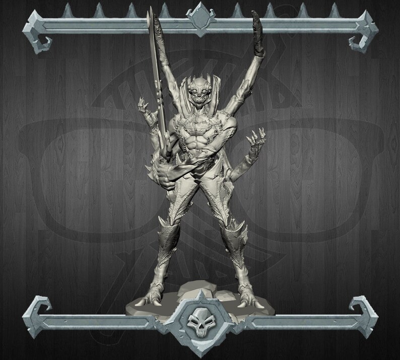 Arachnid Prince Spider God Miniature for Tabletop Games - Etsy