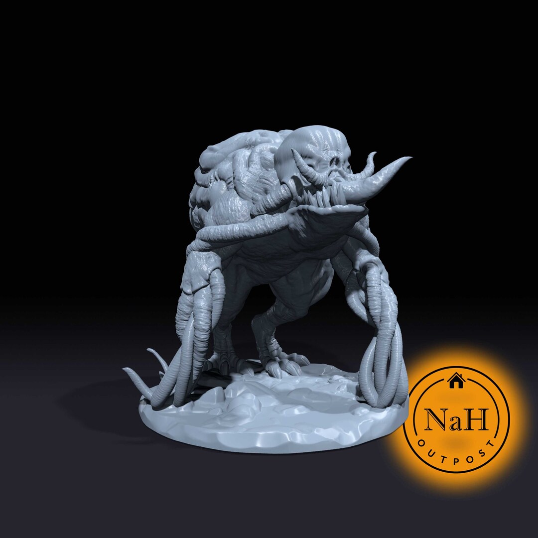 Brain Killer | Brain Devourer | Flayer Pet Miniature for Tabletop Games ...
