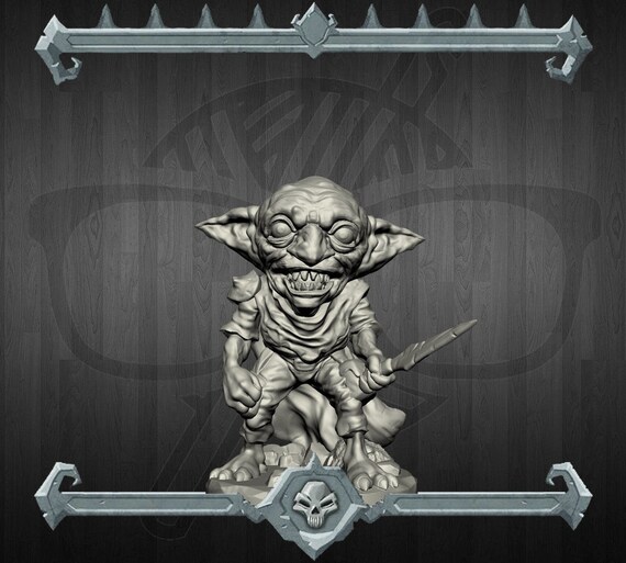 Gremlin Mitflit mite Shadowfey Miniature for Tabletop - Etsy Australia