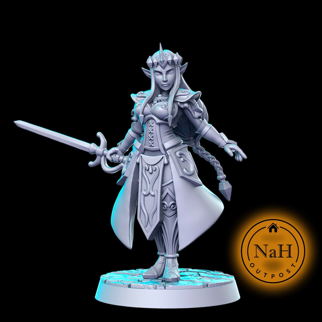 Zalidra, Elven Princess | Female Sexy Pinup Fighter Miniature for ...